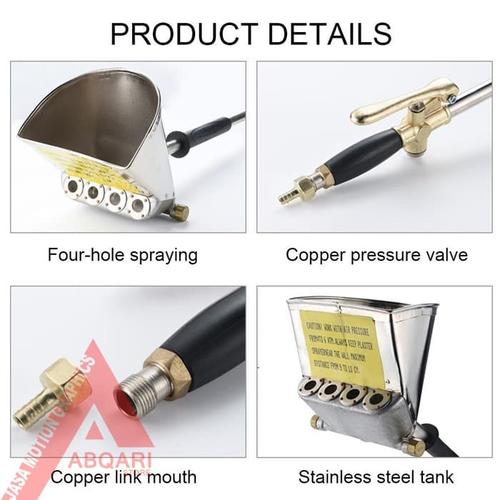 Jual alat plester tembok / lepo / mortar spray gun - almunium - Kab ...