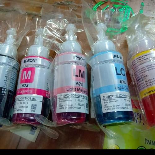 Jual Tinta EPSON 673/L800 LOSEPACK ( Varian,B,M,C,Y,LC,LM ) ORIGINAL ...