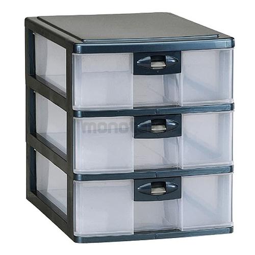 Jual Lion Star PR 33 Pressa Container A4 Laci Plastik Mini Susun 3 ...