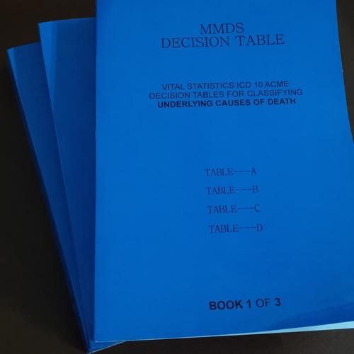 Jual MMDS table ICD 10 ACME Statistic for Underlying Causes of Death ...