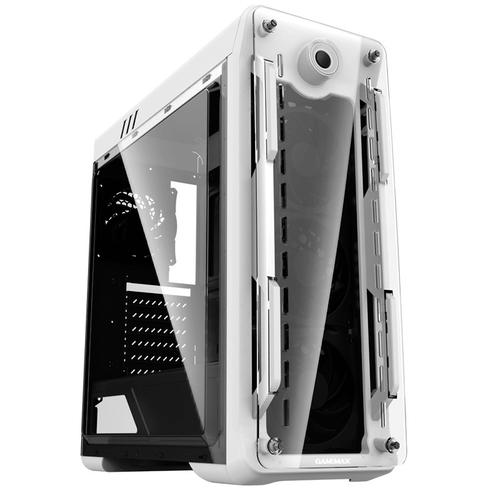 Jual GAMEMAX OPTICAL G510 WHITE GAMING ATX MIDDLE TOWER CASE 4 FAN ...