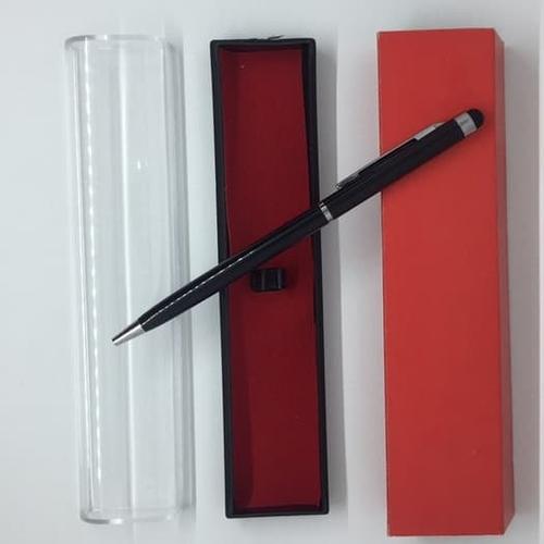 Jual Pulpen Besi / Pulpen Promosi Ici Stylus Black plus Kotak Merah ...