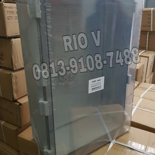 Jual BOX PANEL COVER TRANSPARAN 40x30x17 / SWITCH BOX PENJEPIT IP66 ...