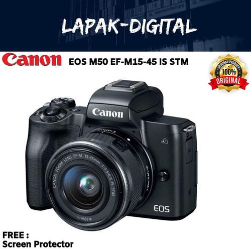 Jual Canon EOS M50 Kit 15-45MM IS STM - Jakarta Pusat - Lapak-Digital.id | Tokopedia