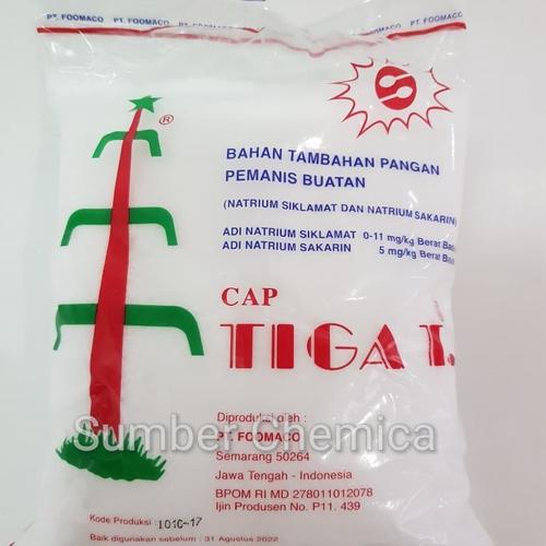 Jual SODIUM/NATRIUM SIKLAMAT/PEMANIS BUATAN/CAP TIGA T/TIGA TEBU 1 KG ...