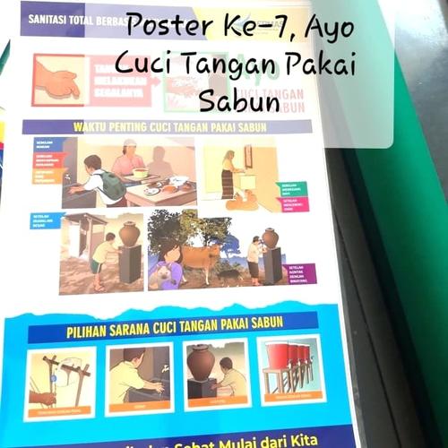 Jual Poster Ke-7, STBM Ayo Cuci Tangan Pakai Sabun - Kab. Karanganyar ...