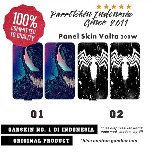 Jual Garskin Skin volta 200w venom Edition sticker plate - Kota ...