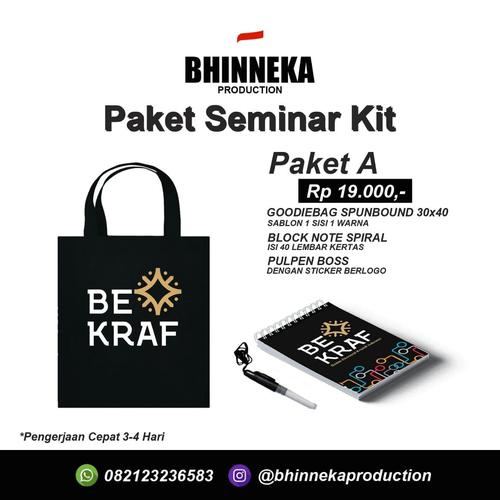 Jual Paket seminar kit Goodiebag, Blocknote, Pulpen - Jakarta Barat ...