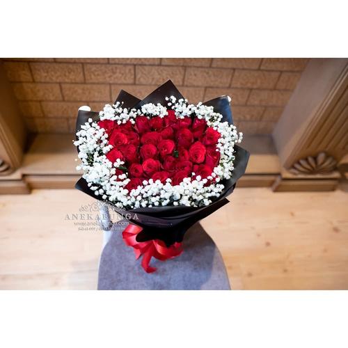 Jual Buket Bunga Asli Fresh Premium Hand Bouquet Rose Flower ...