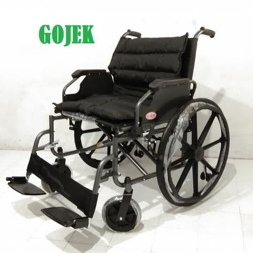 Jual (GOJEK) Kursi Roda Big Size / Jumbo Berat Pengguna Hingga 150KG ...