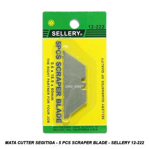 Jual Mata Cutter Segitiga - 5 Pcs Scraper Blade - Sellery 12-222 ...