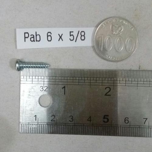 Jual Sekrup Skrup Screw Pab 6 x 5/8" putih - Kota Bandung - Tokona Kenz ...
