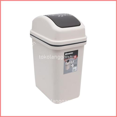 Jual Krisbow Tempat Sampah Tutup Ayun 6 Ltr - Krem 10194392 - Jakarta ...