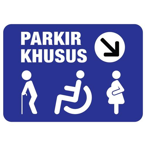 Jual RAMBU LALU LINTAS PARKIR PRIORITAS - 35X50CM SIGNAGE - Kota ...