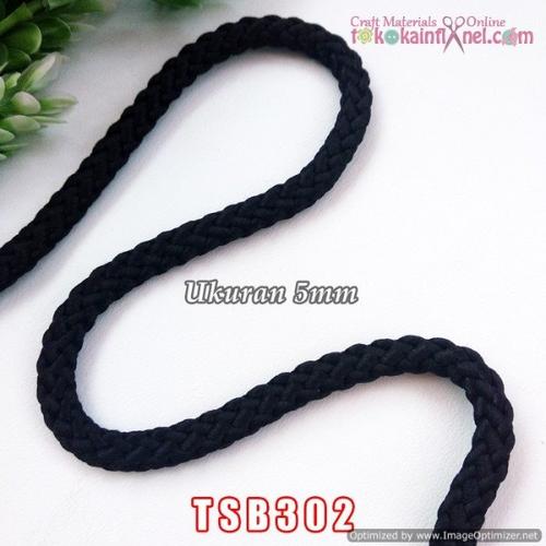 Jual TSB302 Tali Kepang / Tali Sumbu Hitam uk 5mm (Per Meter) - Jakarta ...