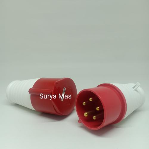 Jual Plug Socket industri/Industry Mobile Mounting 5 Pin 32A IP44 set china - Jakarta Barat ...