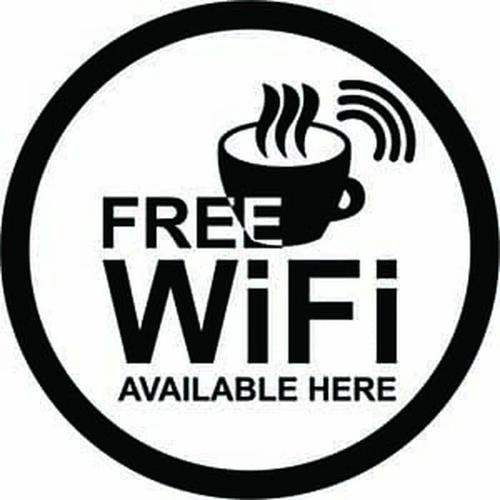 Jual Stiker Free WiFi Cafe Sticker Dingding Kaca Rumah Resto - Kota ...