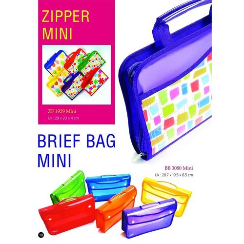 Jual Map Plastik Zipper File Mini 1929 Topla - Biru - Kota Semarang ...