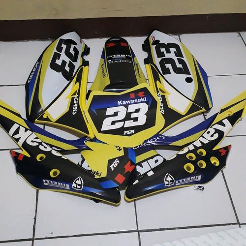 Jual BODY SET GORDON PNP KLX DAN DECAL CUSTOM BODY SET KLX GORDON DECAL ...