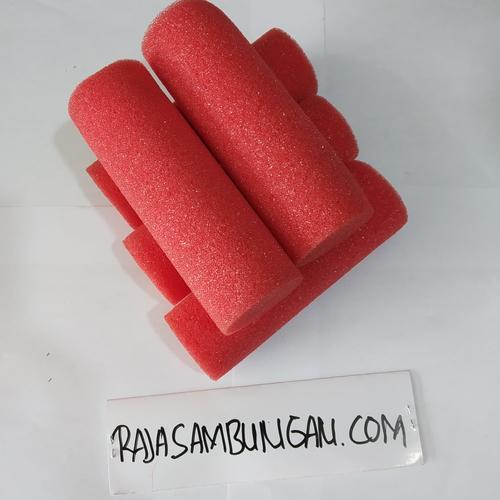 Jual Bulu Roll Kapal Kecil 4 Inch Refil Kuas Rol Busa Merah 5 Pcs Depok ...