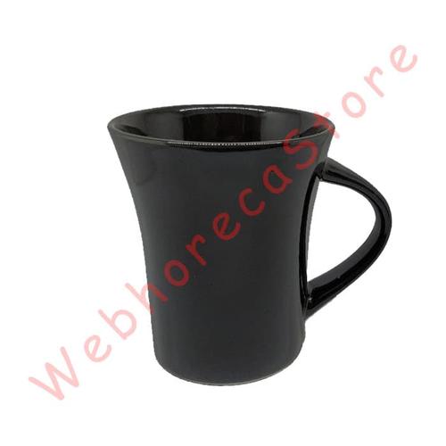 Jual Coffee Mug Black 11oz/ Gelas Minum Kopi Gagang Hitam Keramik 330ml ...