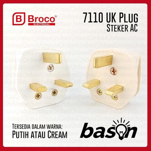 Jual BROCO Colokan AC | Type 7110 | UK Plug - Jakarta Utara - bason ...