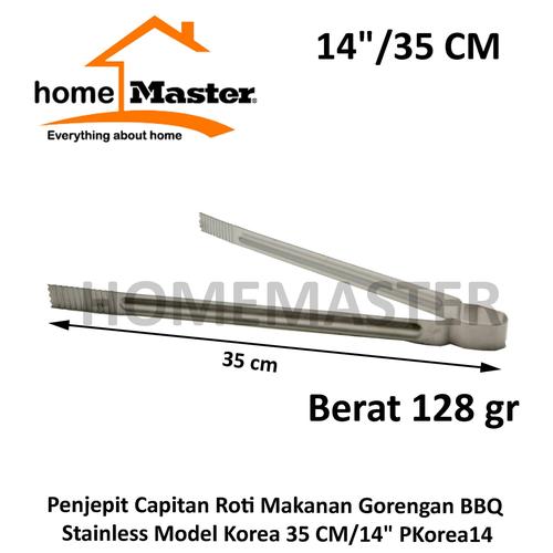Jual Penjepit Capitan Roti Makanan Gorengan BBQ Stainless Model Korea ...