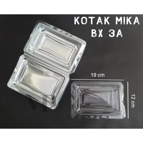 Jual Plastik Mika BX 3A Kotak MIka 100 pcs Box Nasi Kue Dimsum - Kab ...