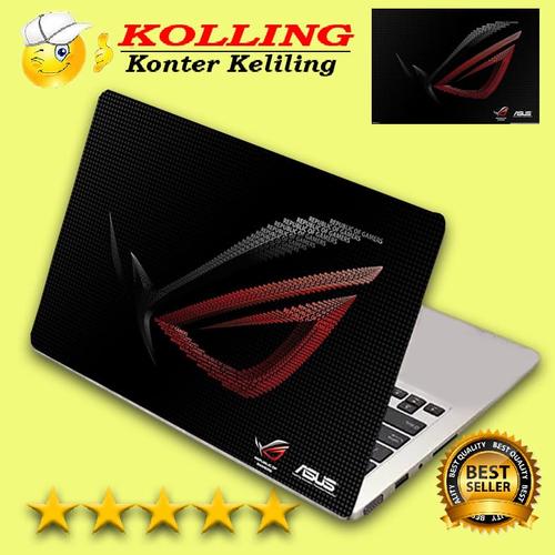 Jual Garskin Laptop ASUS ROG merah hitam Skin Laptop Stiker Laptop ...