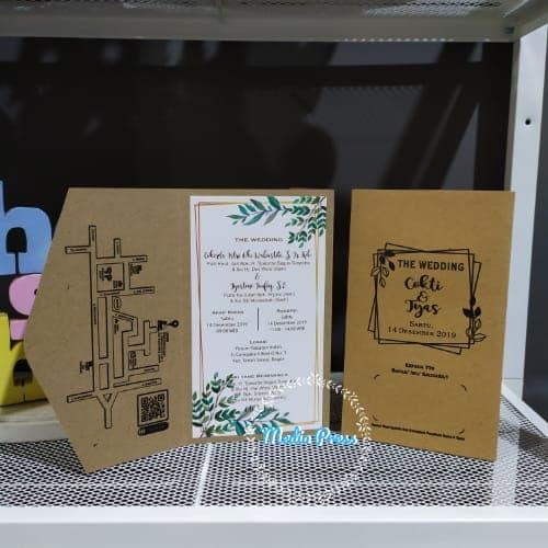 Jual Undangan Pernikahan Rustic - Kota Bogor - Media Press | Tokopedia