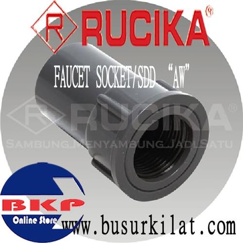 Jual SDD 1" inch SOCK DRAT DALAM PVC RUCIKA (AW) / SAMBUNGAN PIPA ...