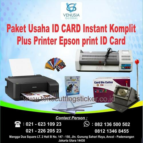 Jual Paket Usaha ID CARD Instant Komplit Plus Printer Epson print ID ...