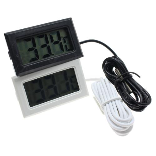 Jual Thermometer LED Digital 4.5-28VDC + Sensor Suhu Termometer Mobil ...