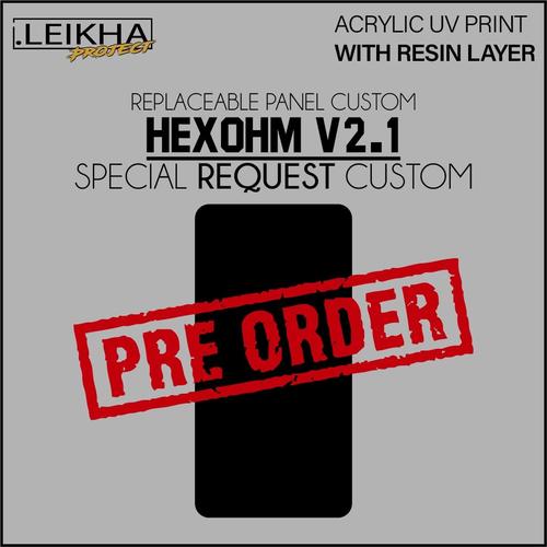 Jual PRE ORDER Khusus Panel Backdoor Resin Desain Custom Hexohm V2.1 ...