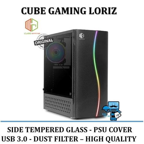 Jual Casing PC CUBE GAMING LORIZ - SIDE TEMPERED GLASS - USB 3.0 - Jakarta Pusat - Das ...