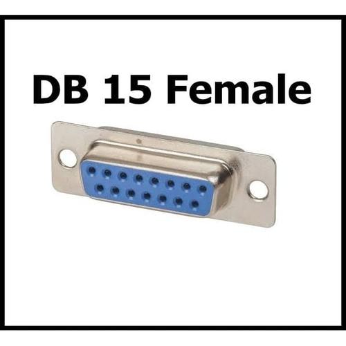 Jual Connector DB15 Female DB 15Pin 15 Pin Jack Soket Konektor Betina ...