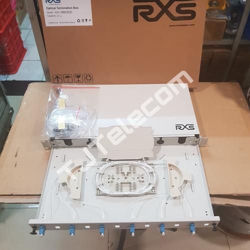 Jual otb rack 12 core LC singlemode / Otb rackmount RXS 12 core LC ...
