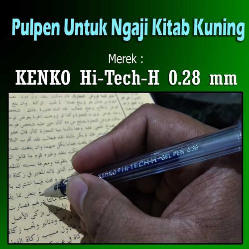 Jual Pulpen/Ballpoint Untuk Ngaji Kitab Kuning - Kenko Hi-Tech-H 0.28 ...