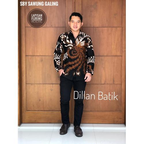 Jual SBY Sawung Galing Kemeja Batik Pria Lengan Panjang by Dilan Batik ...