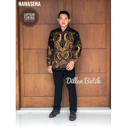 Jual Nawasena Kemeja Batik Pria Lengan Panjang by Dilan Batik - M ...