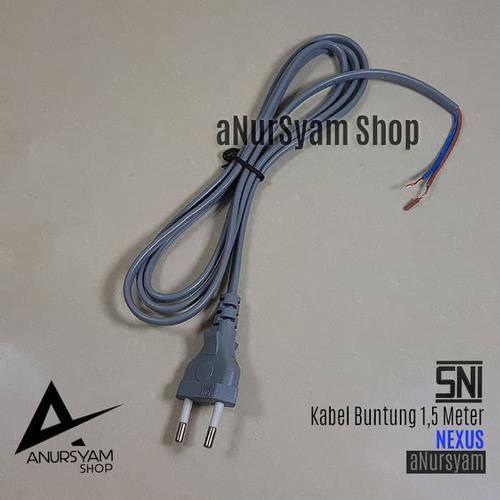 Jual Kabel AC Power Buntung 1,5 ~ 1,8 Meter NEXUS SNI Kabel Buntung ...