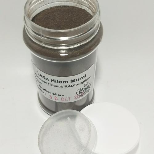 Jual Lada Hitam Murni Bubuk / Black Pepper Spice Powder, Botol 80gram ...