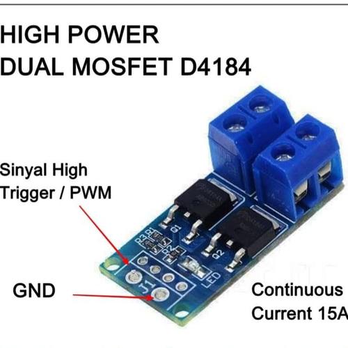 Jual D4184 High Power Dual MOSFET PWM Motor Driver Module - Kota ...