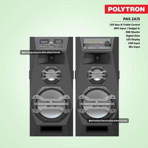 Jual Polytron Speaker Aktif Bluetooth USB Karaoke - PAS 2A15 / PAS2A15 - Kota Pontianak - Sinar ...