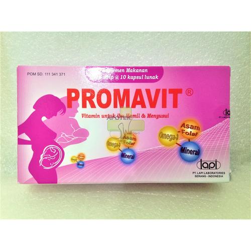 Jual Multivitamin Masa Hamil dan Nifas Promavit Soft Kapsul Strip 10's ...
