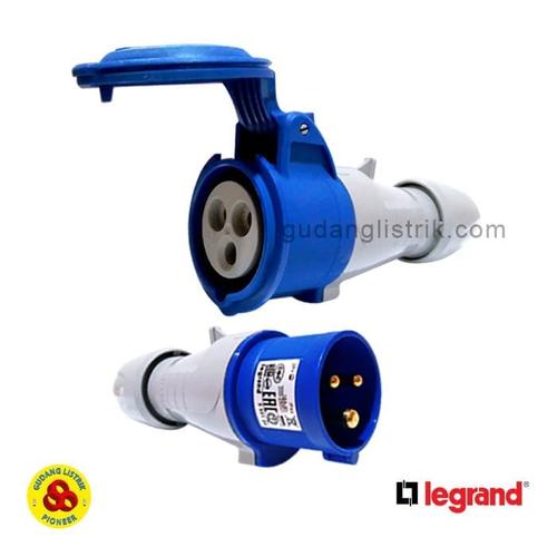 Jual LEGRAND SET 555104 Mobile Socket + 555124 Plug 1 Phase 16A 2P+E ...
