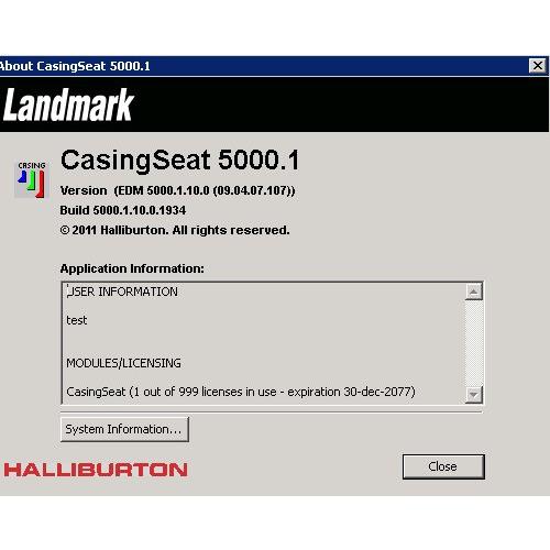 Jual NO TRIAL aplikasi Landmark R5000.1 - Drilling and Completion ...