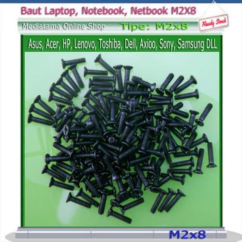 Jual Baut/Sekrup Laptop Notebook Netbook Tipe M2x8 - Kab. Sumedang ...