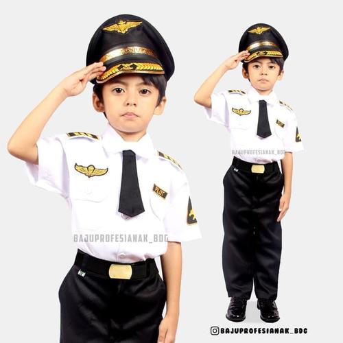 Jual Kostum Pilot -Baju Profesi pilot-Baju anak setelan PILOT - 4-5 ...