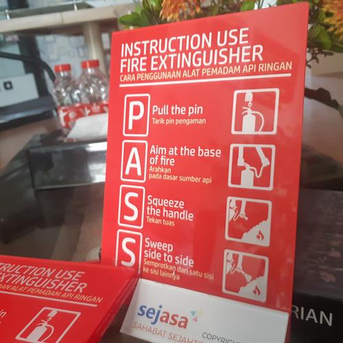 Jual Cara Penggunaan APAR versi PASS - Kab. Sleman - Sahabat Sejasa ...